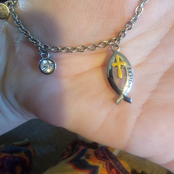unbranded | Jewelry | Faith Silver Bracelet | Poshmark